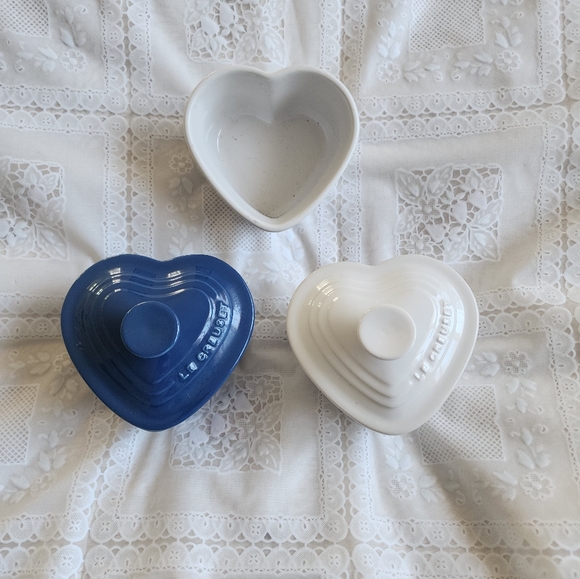 Le Creuset | Kitchen | Vintage Le Creuset Heart Shaped Ramekins | Poshmark